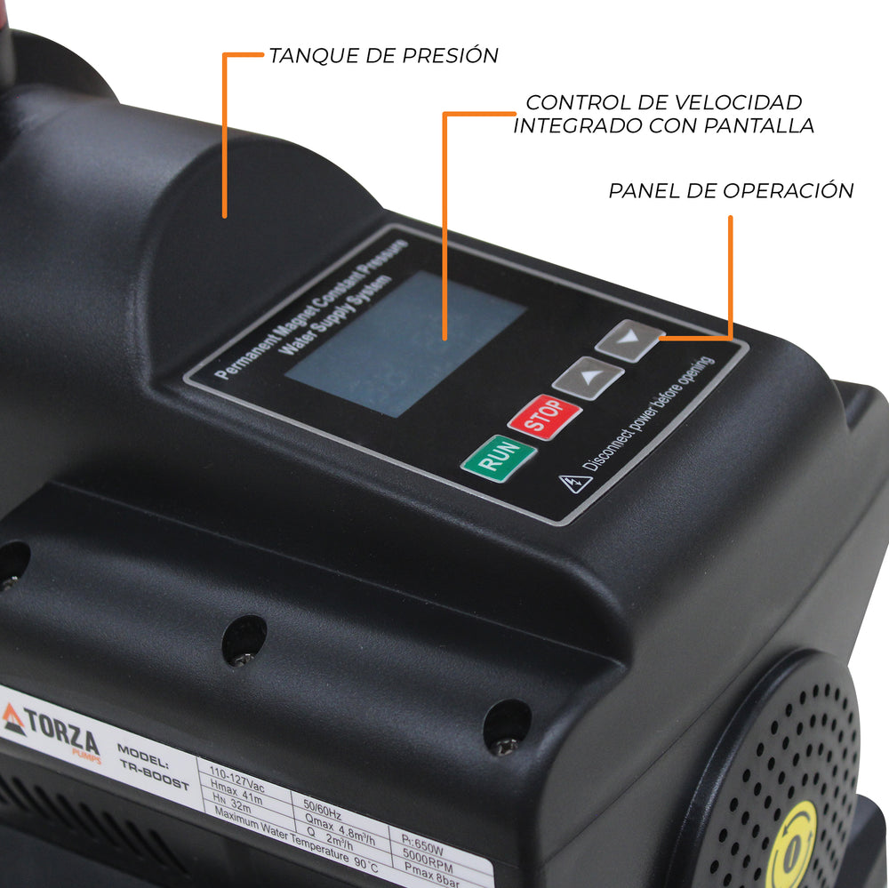 Bomba Presurizadora - TR BOOST 3/4 HP 110V -TORZA